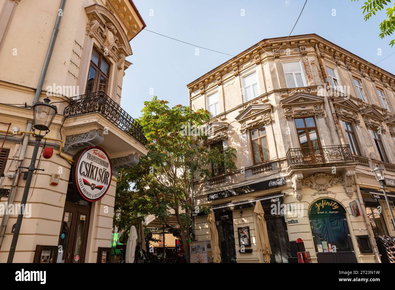 Bucharest, Romania. October 29th 2023. Architecture of local Bars ...