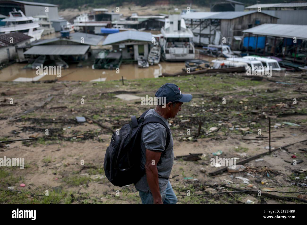 AM - MANAUS - 16/10/2023 - MANAUS, HISTORICAL DROUGHT IN THE AMAZONAS ...