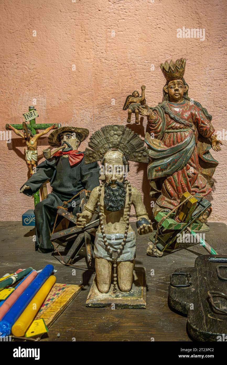 Guatemala, La Antigua - July 20, 2023: Finca La Azotea museums. Closeup ...