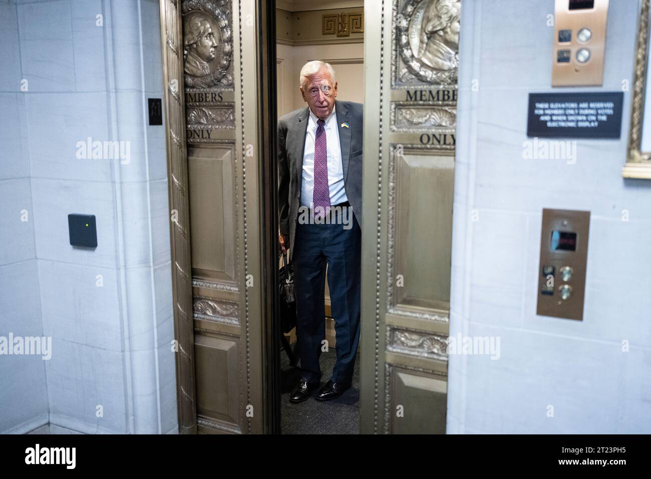 UNITED STATES - OCTOBER 10: Rep. Steny Hoyer, D-Md., is seen as the ...
