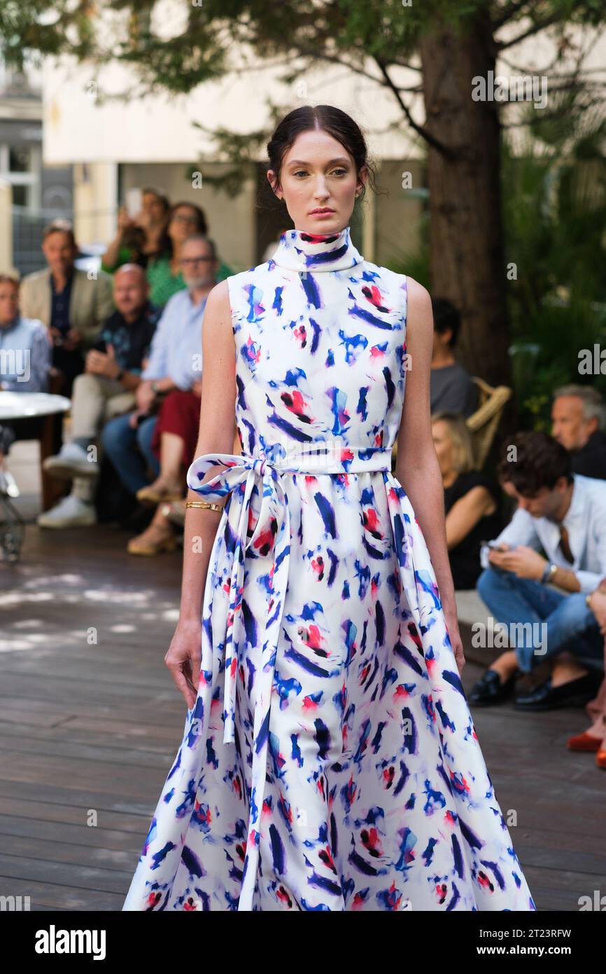 A model parade during the Devota & Lomba show at Madrid Fashion Week ...