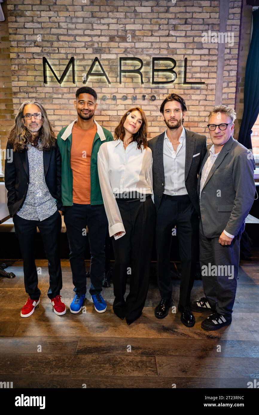 The cast of "The Critic” premiere party at the Cinema Center at Marbl ...