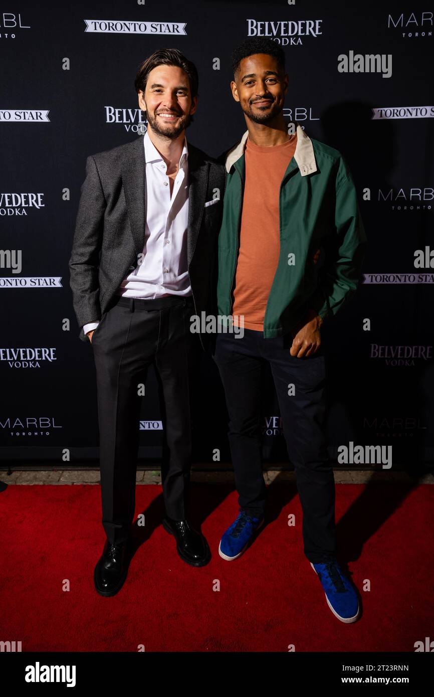 The cast of "The Critic” premiere party at the Cinema Center at Marbl ...