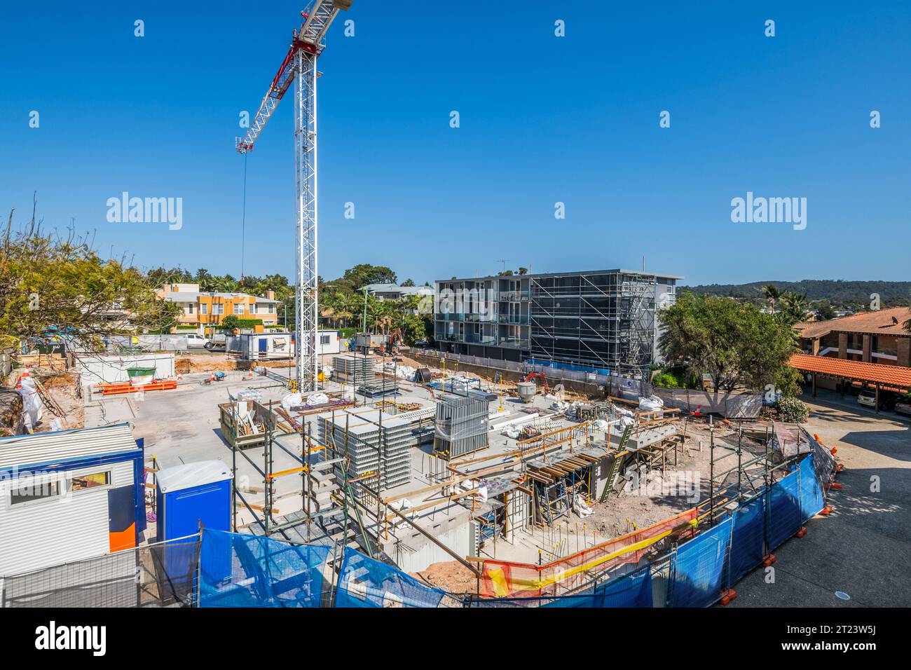 Sydney, Australia - September 22nd 2023 - Photo of a construction site ...
