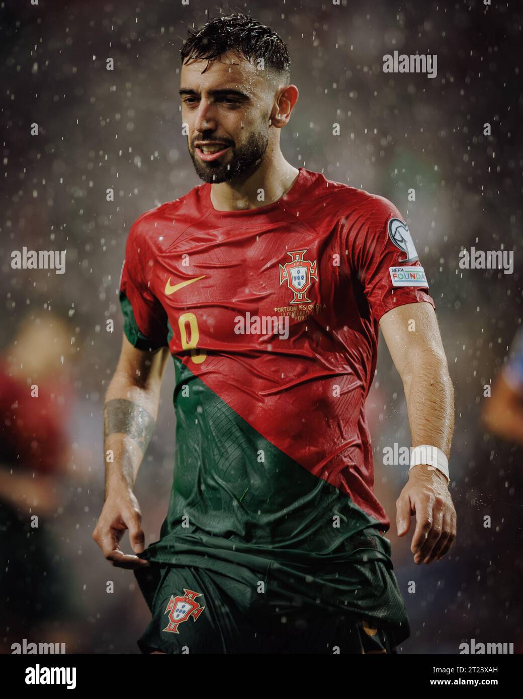 Bruno Fernandes during UEFA Euro 2024 qualifying game between national ...