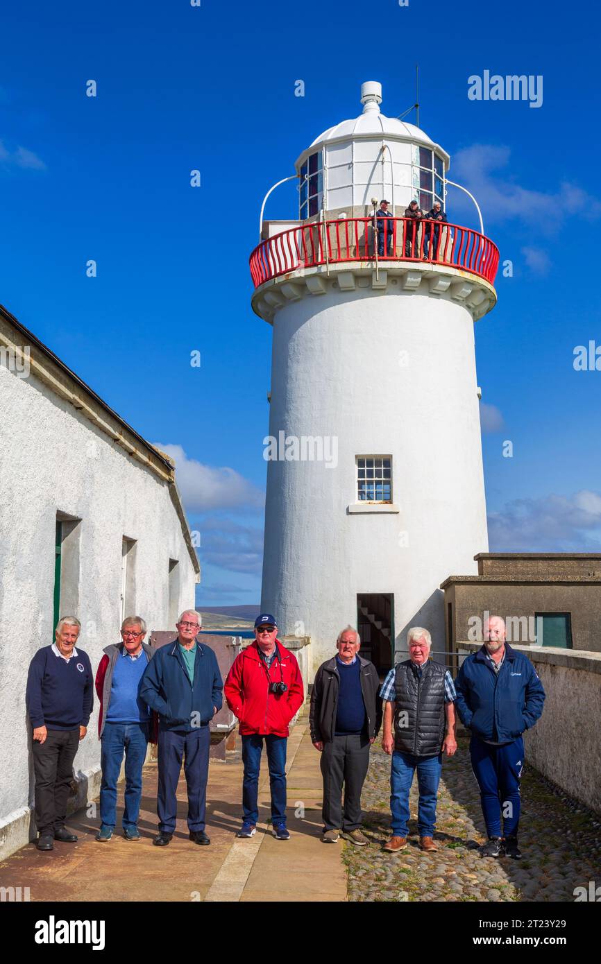 Keepers reunion, Broadhaven Lighthouse, Mullet Penisula, County Mayo ...