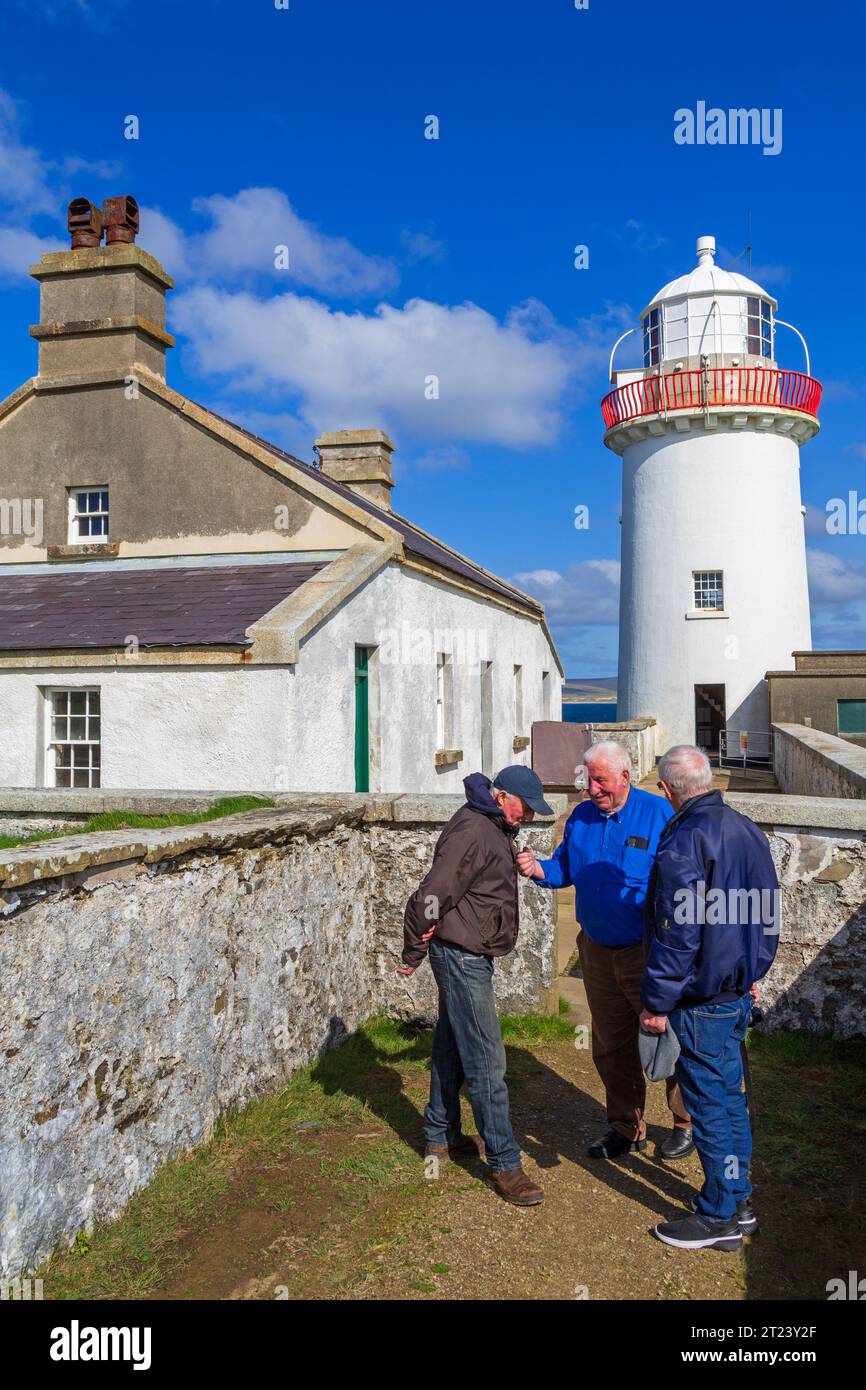 Keepers reunion, Broadhaven Lighthouse, Mullet Penisula, County Mayo ...