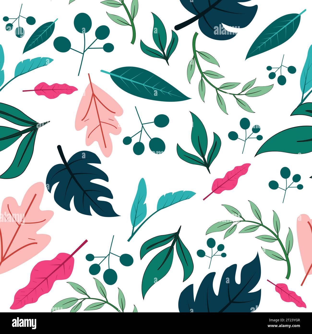 Pattern vector flower Cut Out Stock Images & Pictures - Alamy