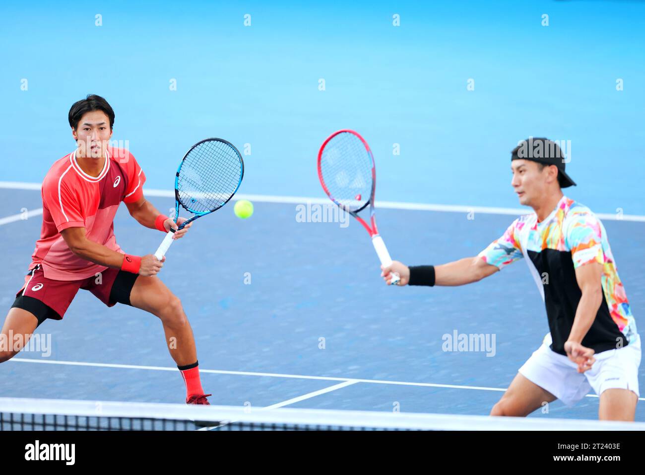Ariake Coliseum, Tokyo, Japan. 16th Oct, 2023. Sho Shimabukuro & Yosuke ...