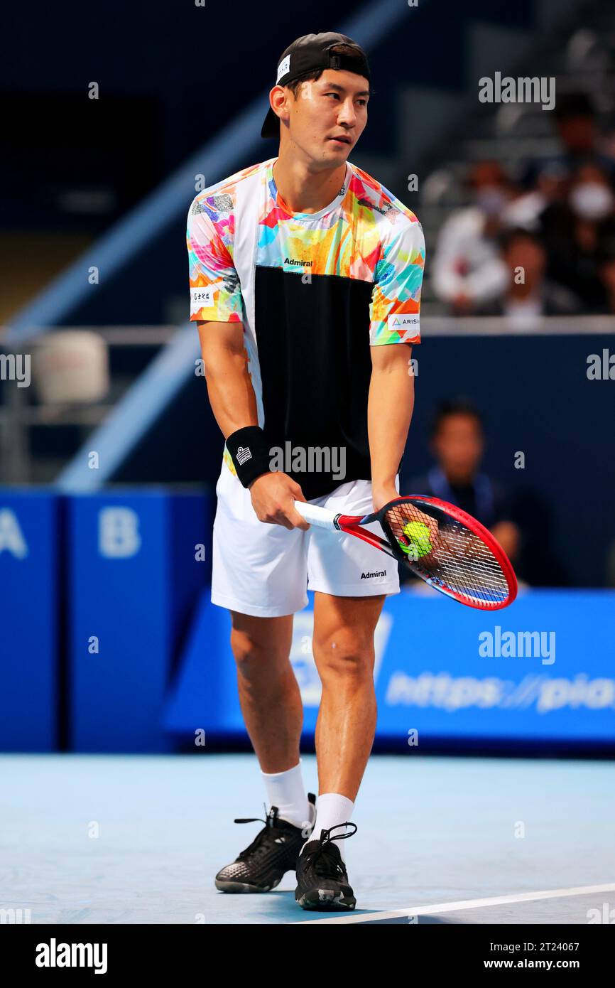 Ariake Coliseum, Tokyo, Japan. 16th Oct, 2023. Yosuke Watanuki (JPN ...