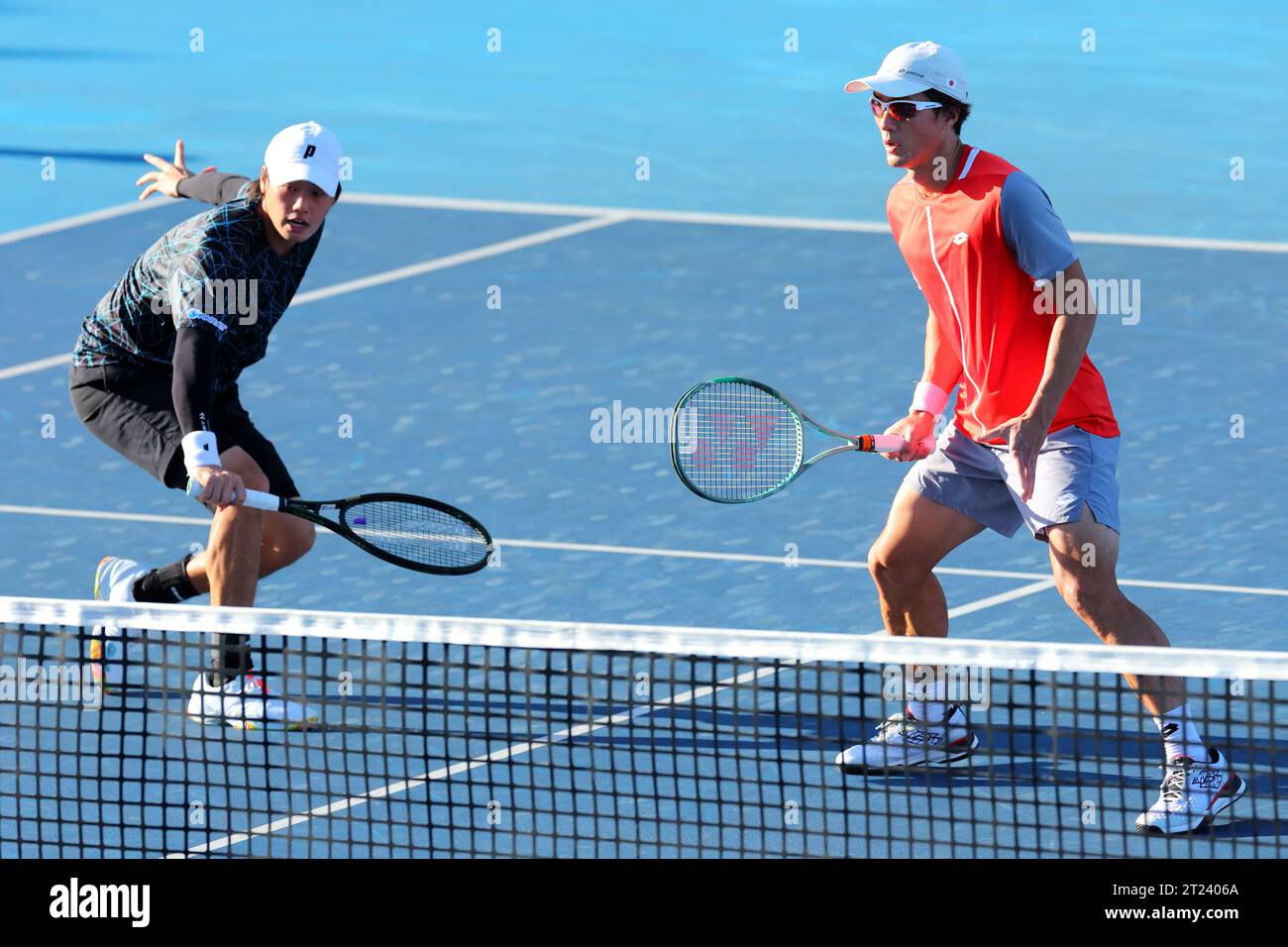 Ariake Coliseum, Tokyo, Japan. 16th Oct, 2023. Toshihide Matsui & Kaito Uesugi (JPN), OCTOBER 16 ...