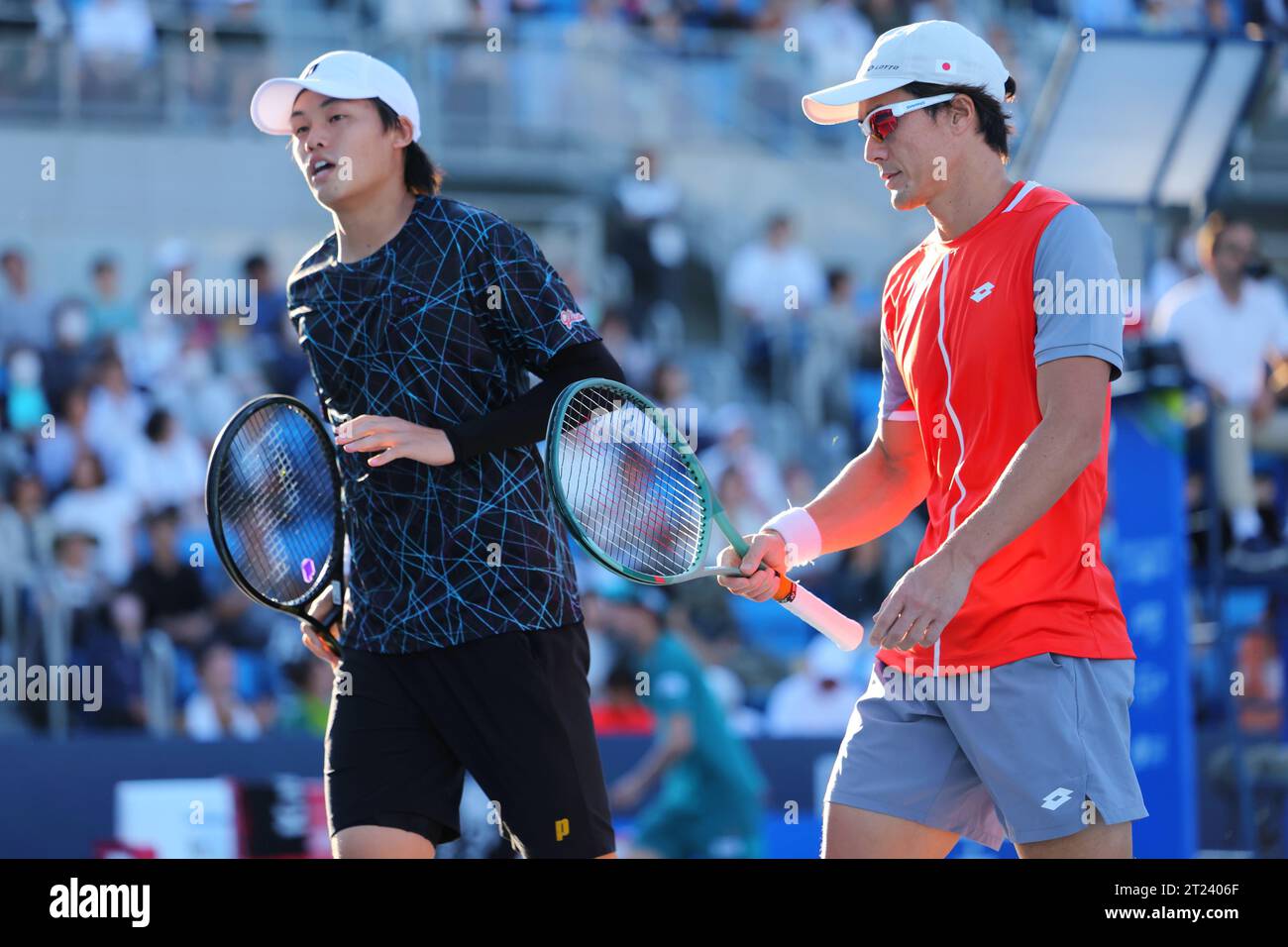 Ariake Coliseum, Tokyo, Japan. 16th Oct, 2023. Toshihide Matsui & Kaito Uesugi (JPN), OCTOBER 16 ...