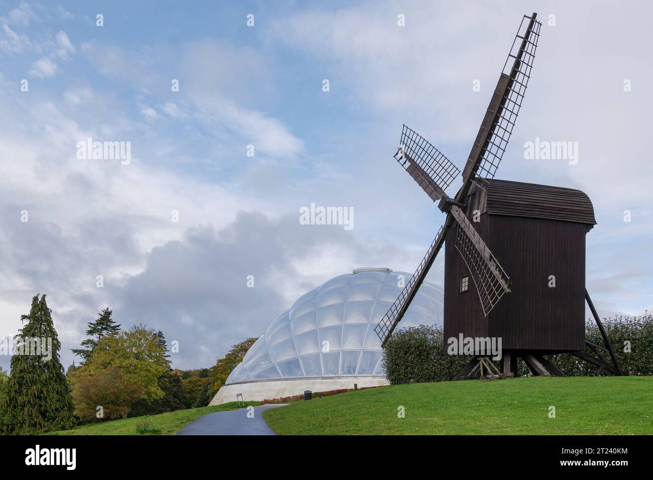 Aarhus, Denmark - 02 OCTOBER 2022: Outdoor exterior view of Domed ...