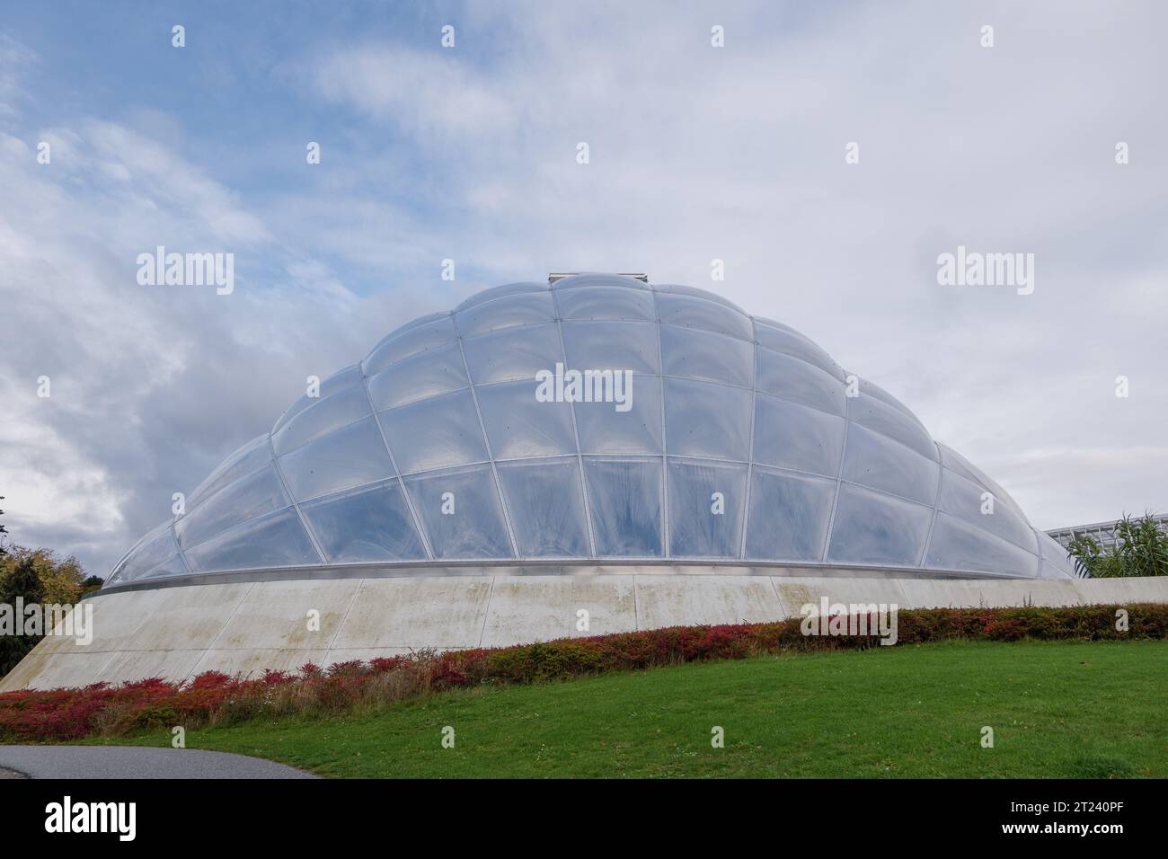 Aarhus, Denmark - 02 OCTOBER 2022: Outdoor exterior view of Domed ...