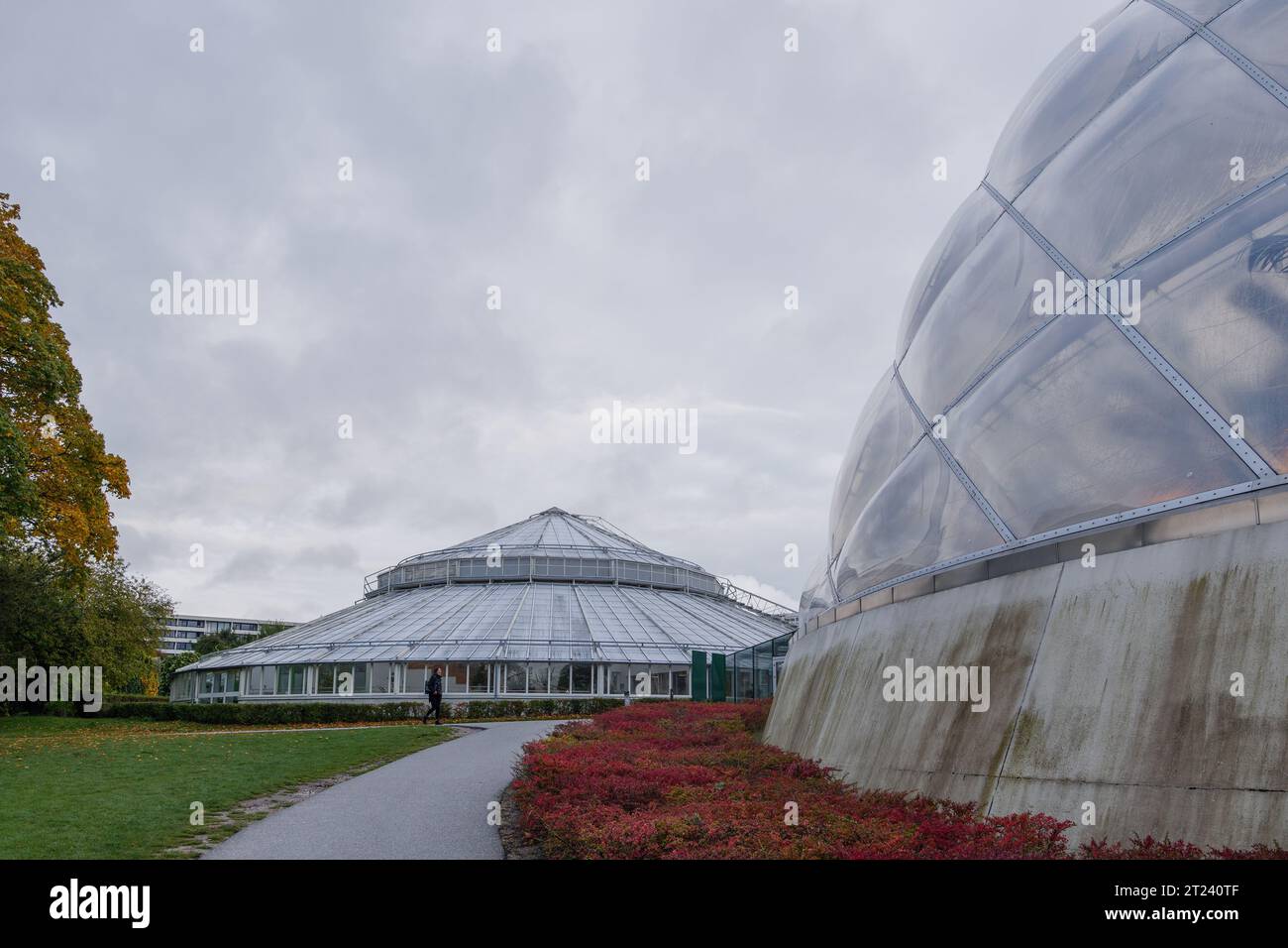 Aarhus, Denmark - 02 OCTOBER 2022: Outdoor exterior view of Domed ...