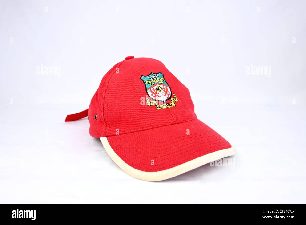 Red Wrexham football club hat from the early 2000s Stock Photo - Alamy