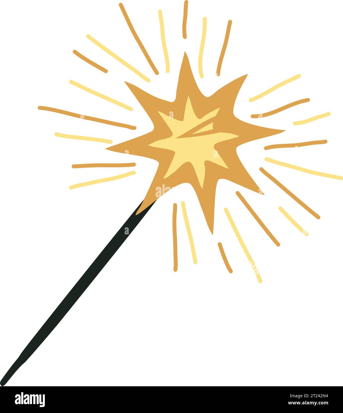magic wand illustration Stock Vector Image & Art - Alamy