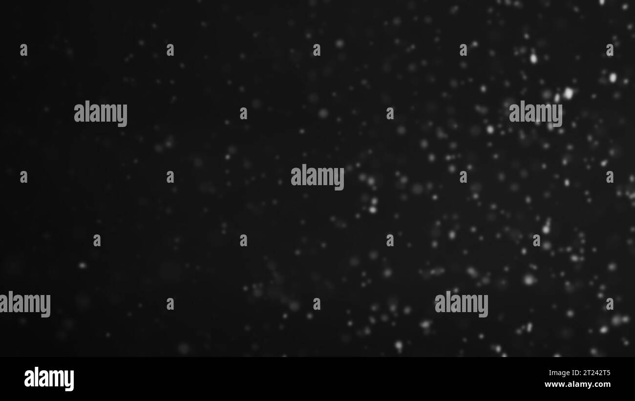 Snowfall particles winter storm soft snow falling Stock Photo - Alamy