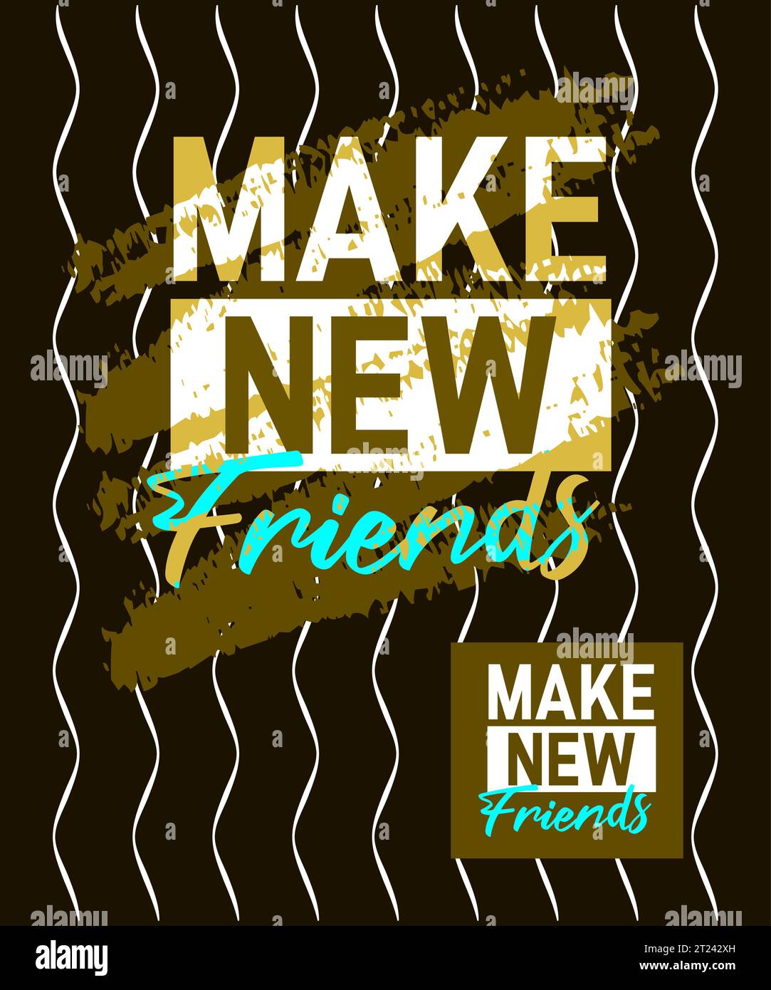 New friends Stock Vector Images - Alamy