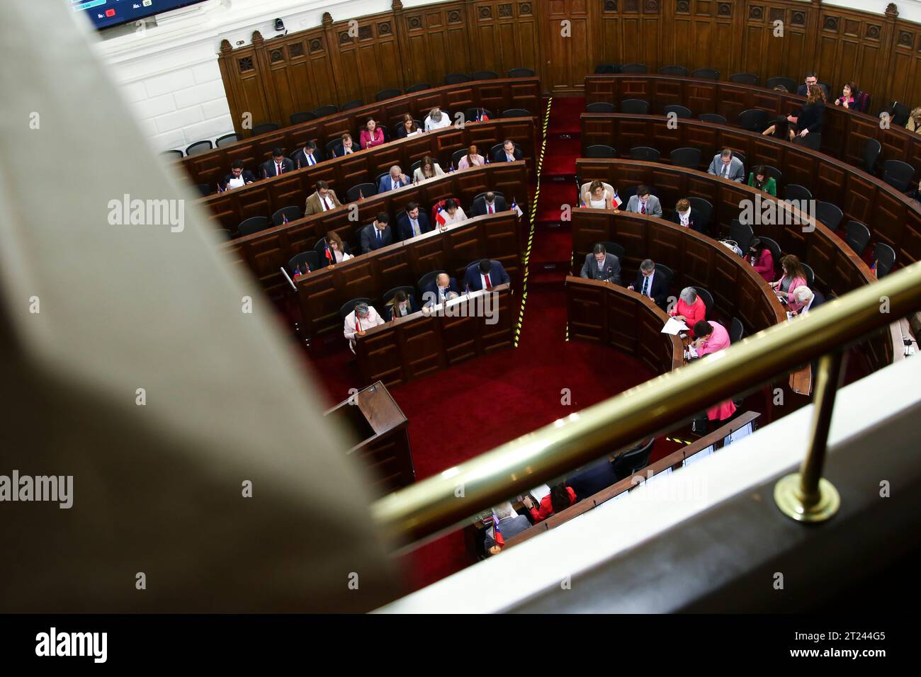The hemicycle of the National Congress, where the Constitutional ...