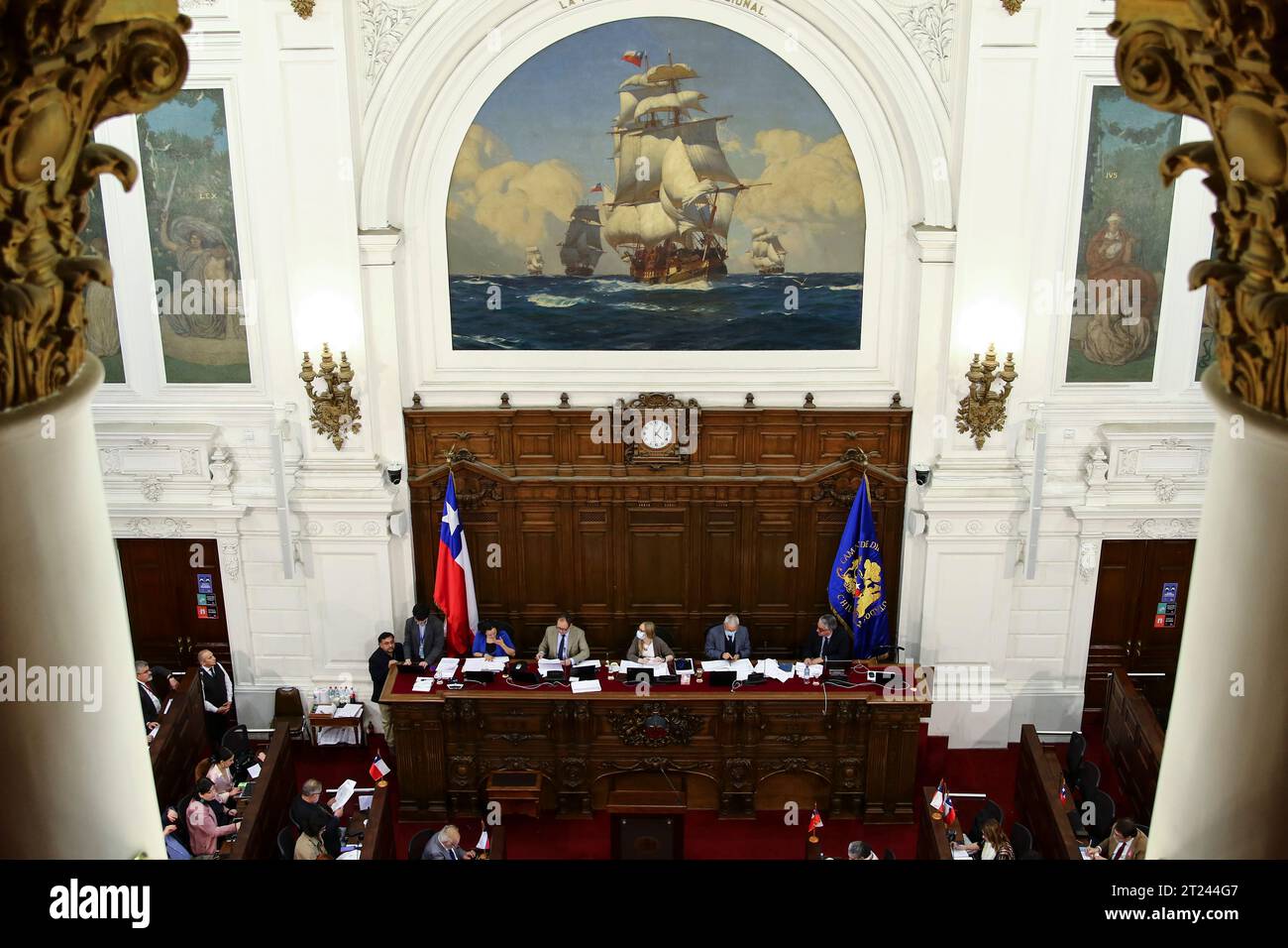 The hemicycle of the National Congress, where the Constitutional ...