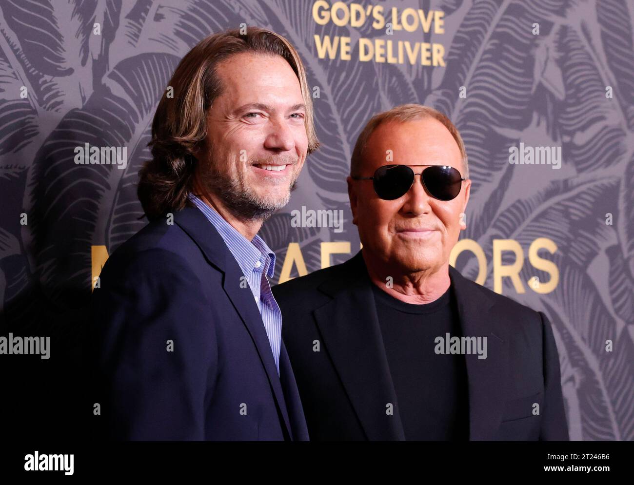 New York, United States. 16th Oct, 2023. Lance LePere and Michael Kors ...
