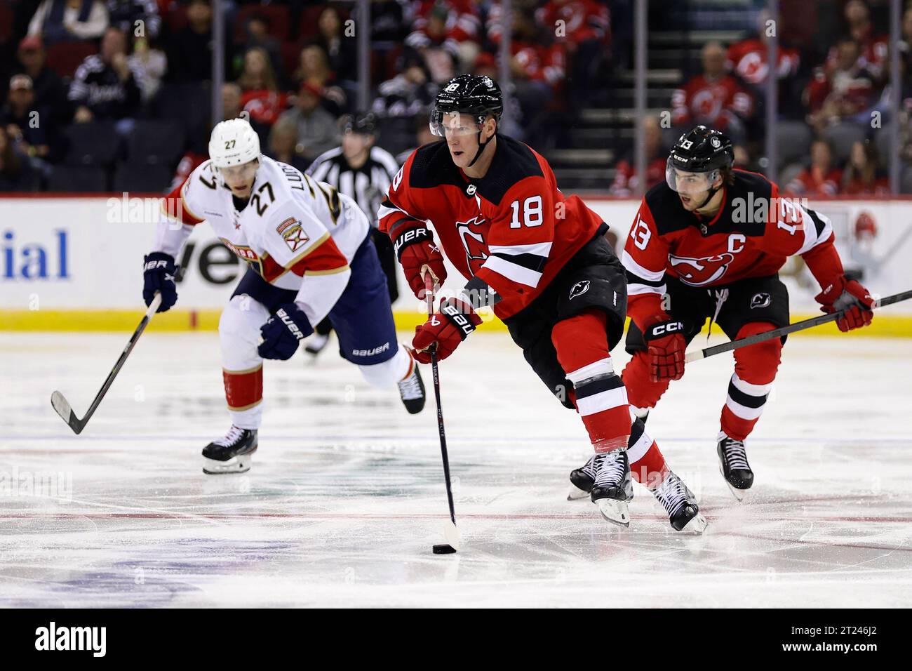 New Jersey Devils left wing Ondrej Palat (18) in action against the ...