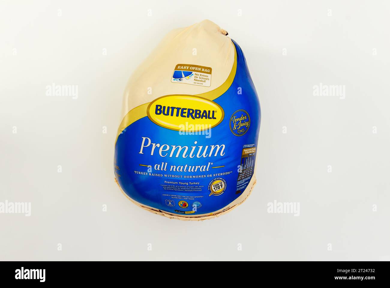 Premium raw turkey from Butterball. Tender and juicy Stock Photo - Alamy