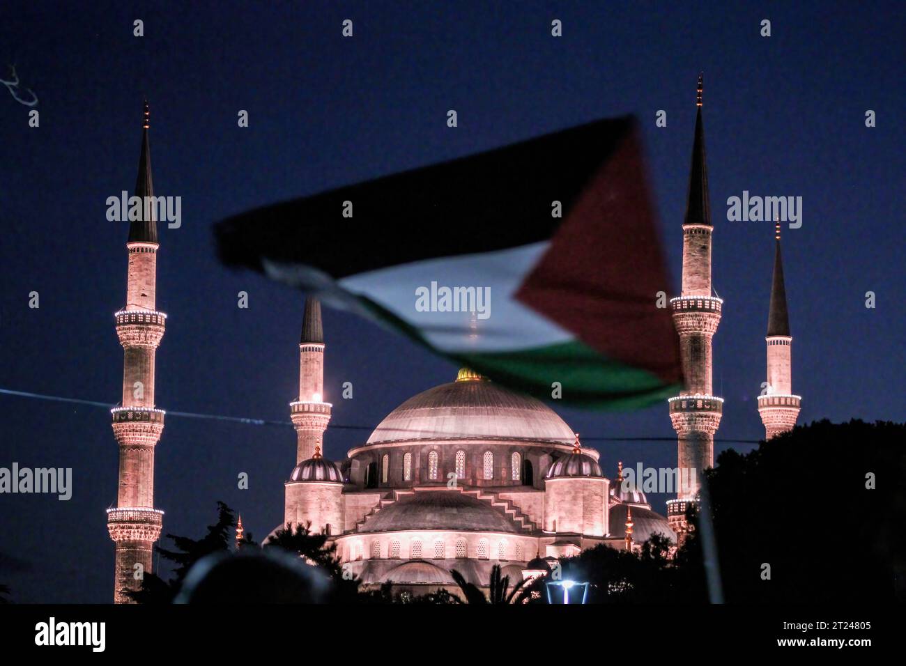 October 14, 2023, istanbul, Turkey: The Sultan Ahmed Mosque is seen ...