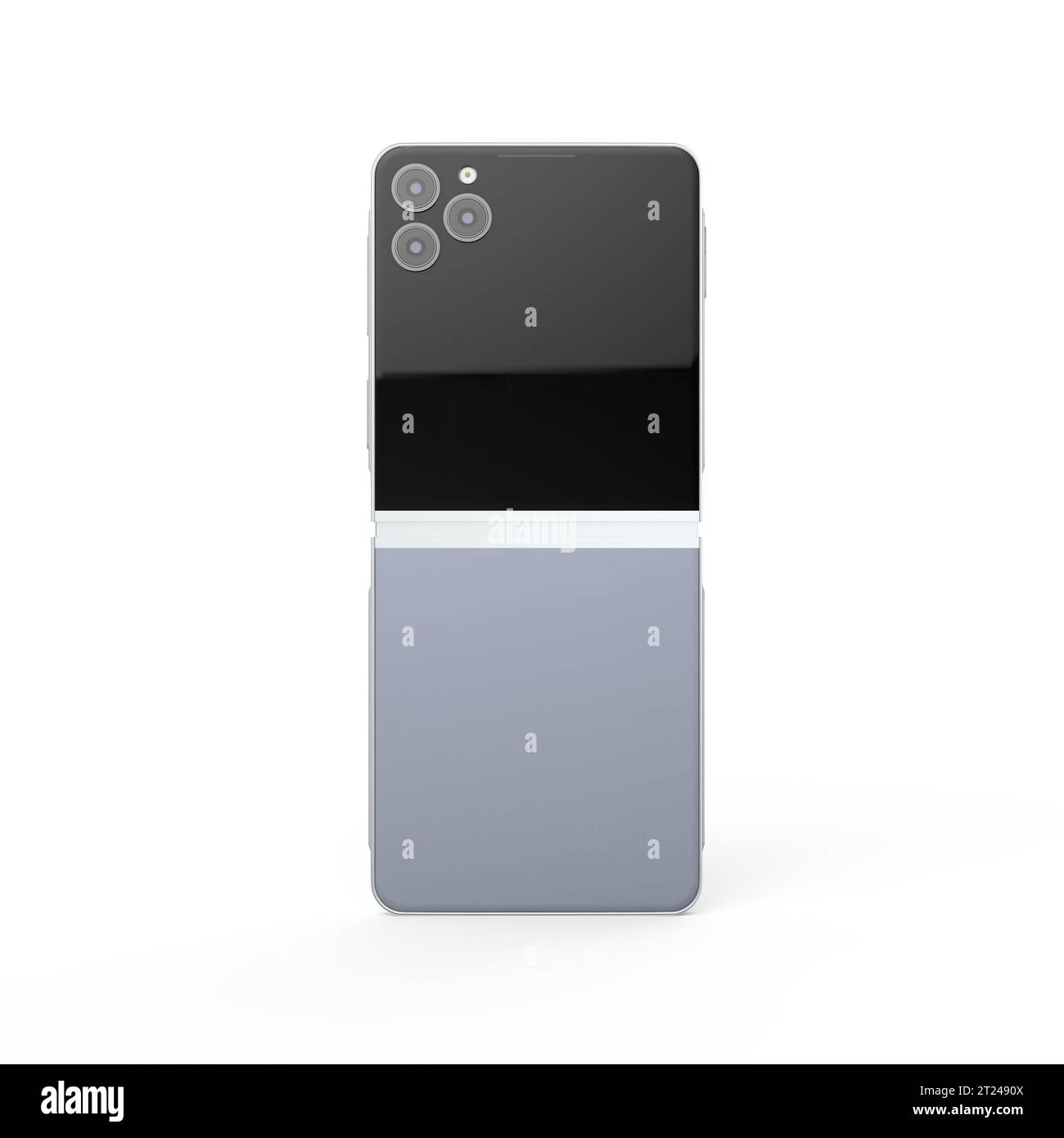 flip smartphone 3d graphic object Stock Photo - Alamy