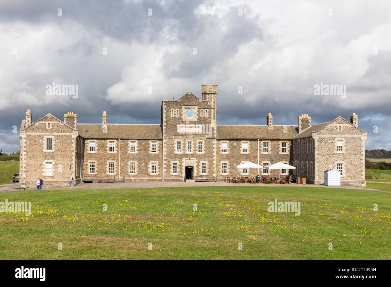 Pendennis Castle Royal Artillery military barracks building,Falmouth ...
