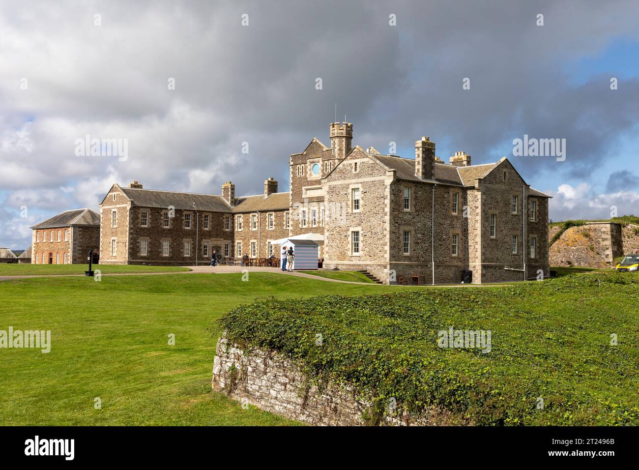 Pendennis Castle Royal Artillery military barracks building,Falmouth ...