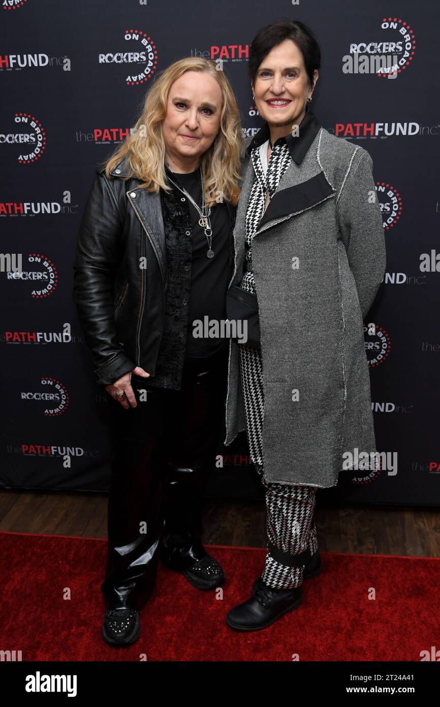 New York, USA. 16th Oct, 2023. Melissa Ethridge and Linda Wallem ...