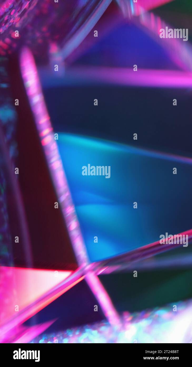 Prism background rays refraction illumination Stock Photo - Alamy