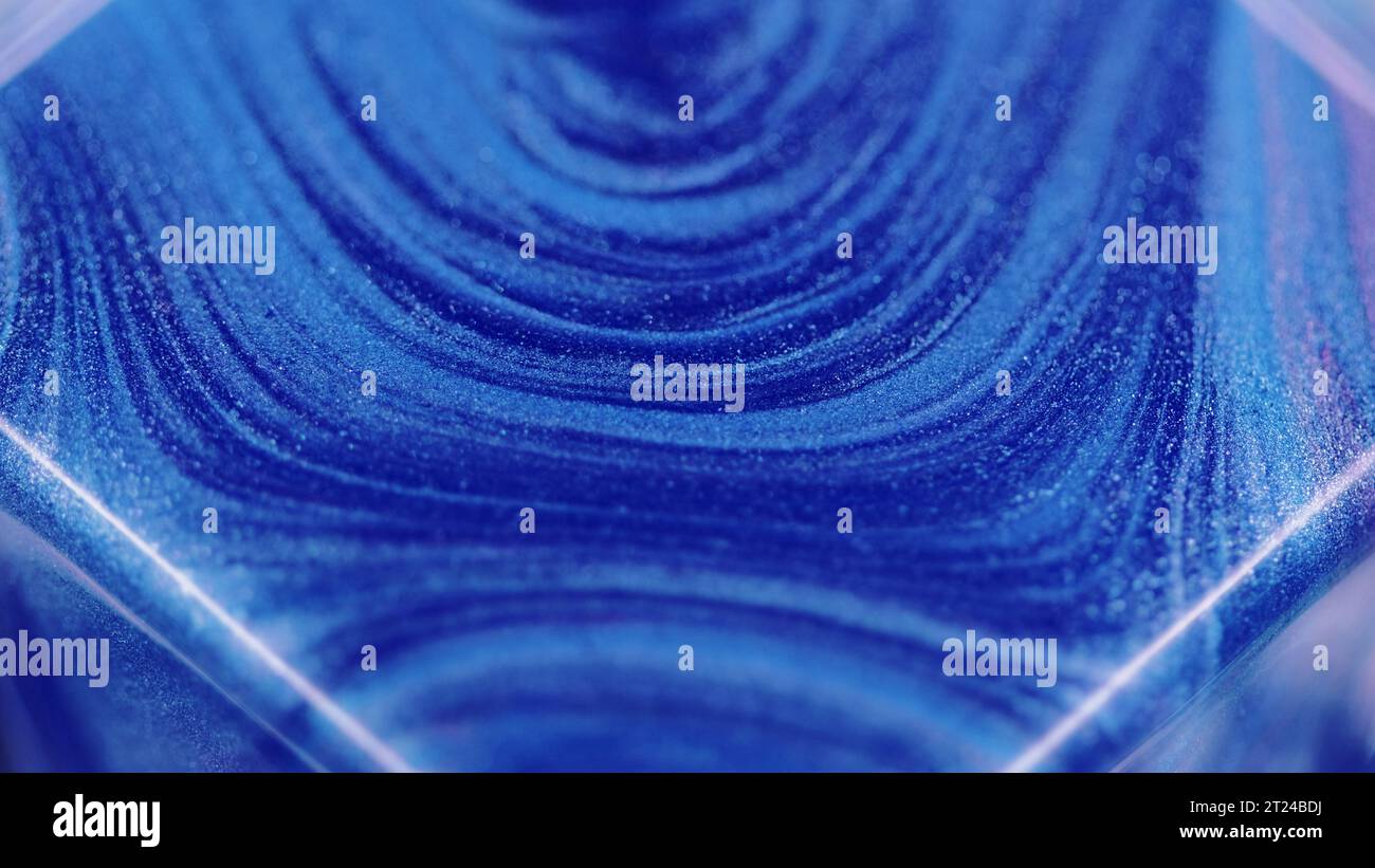 Shimmering ink background blue fluid wave edge Stock Photo - Alamy