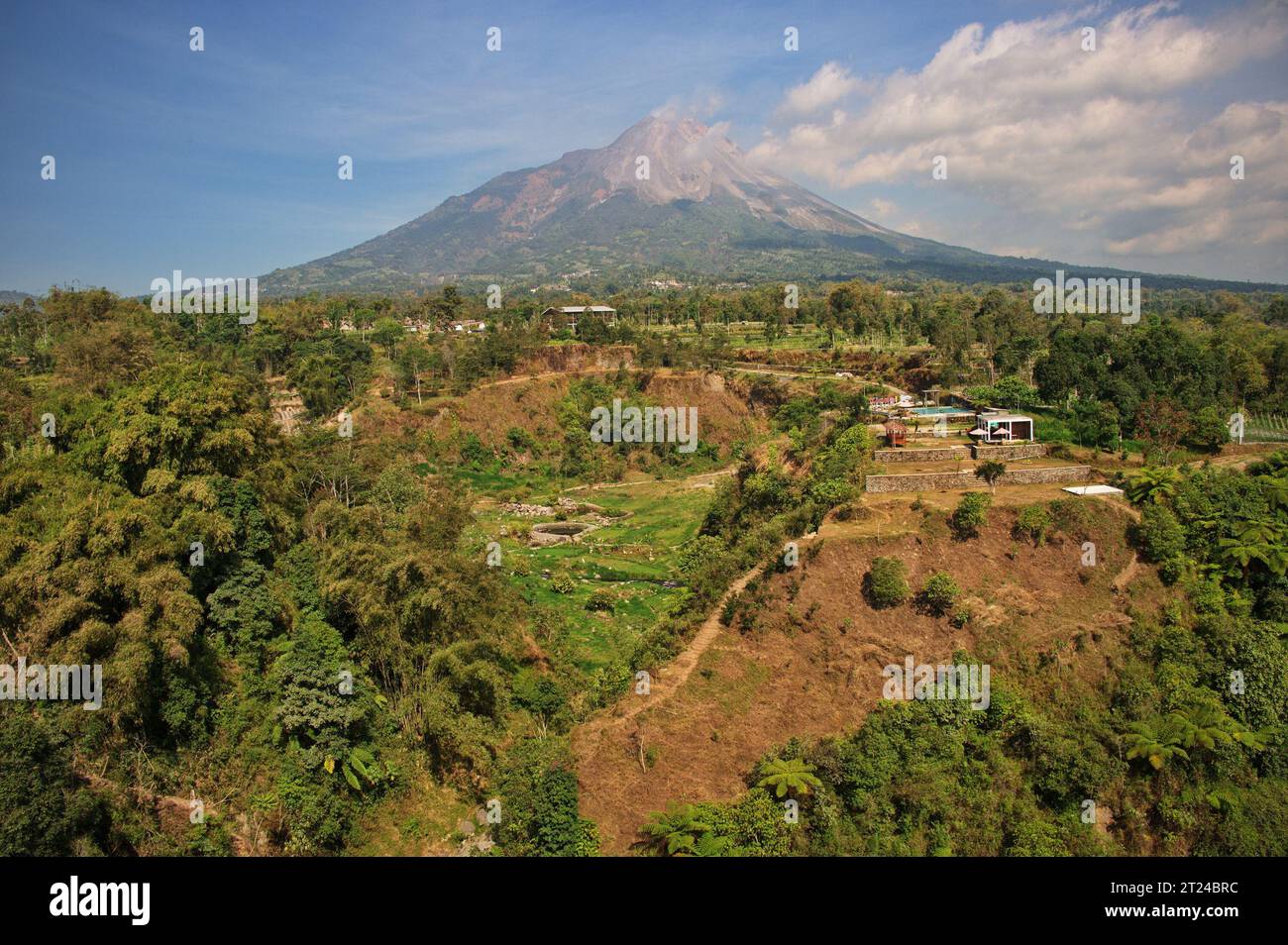 View of mountain merapi hi-res stock photography and images - Alamy