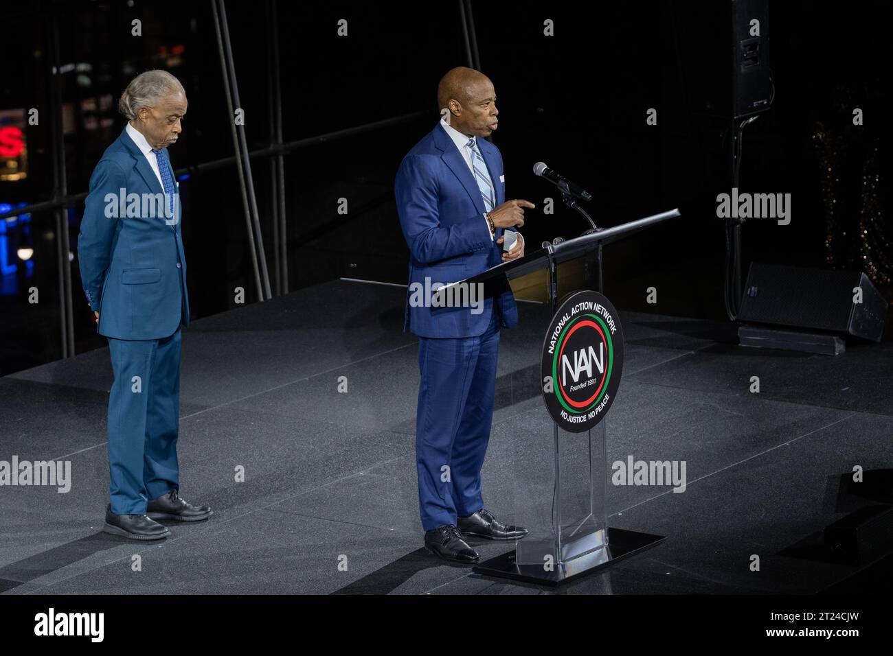 Mayor Eric Adams speaks during 2023 National Action Network (NAN ...