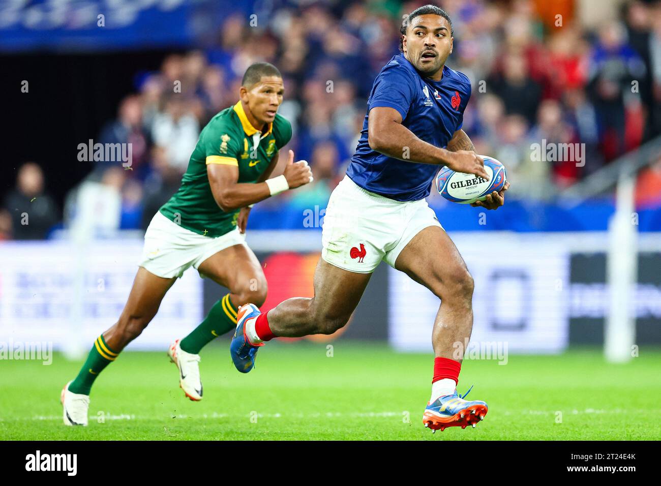 Peato Mauvaka #2 of France during the Rugby World Cup Quarter-final 4 ...