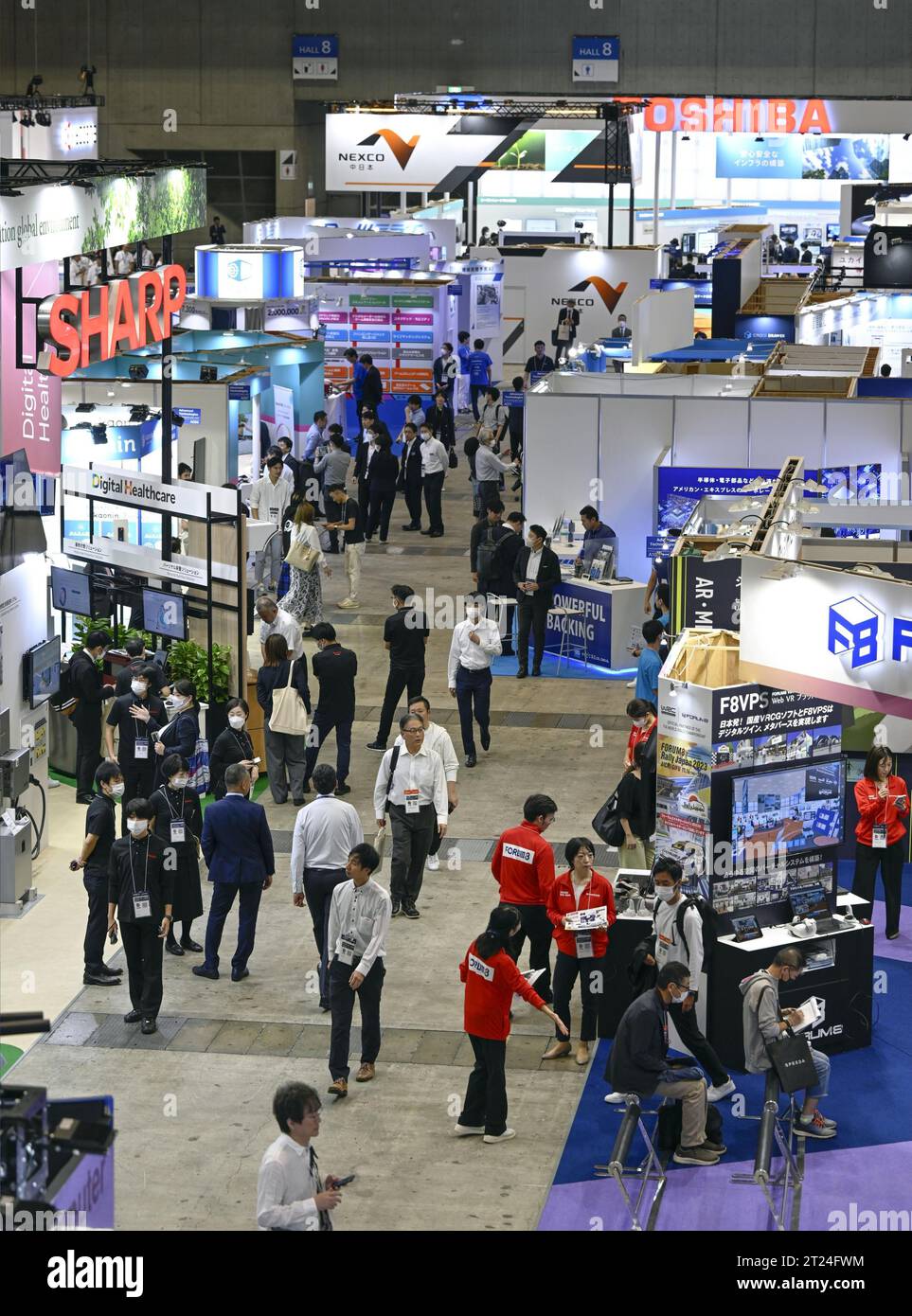 Chiba, Japan. 17th Oct, 2023. Japan's major electronics show, the ...