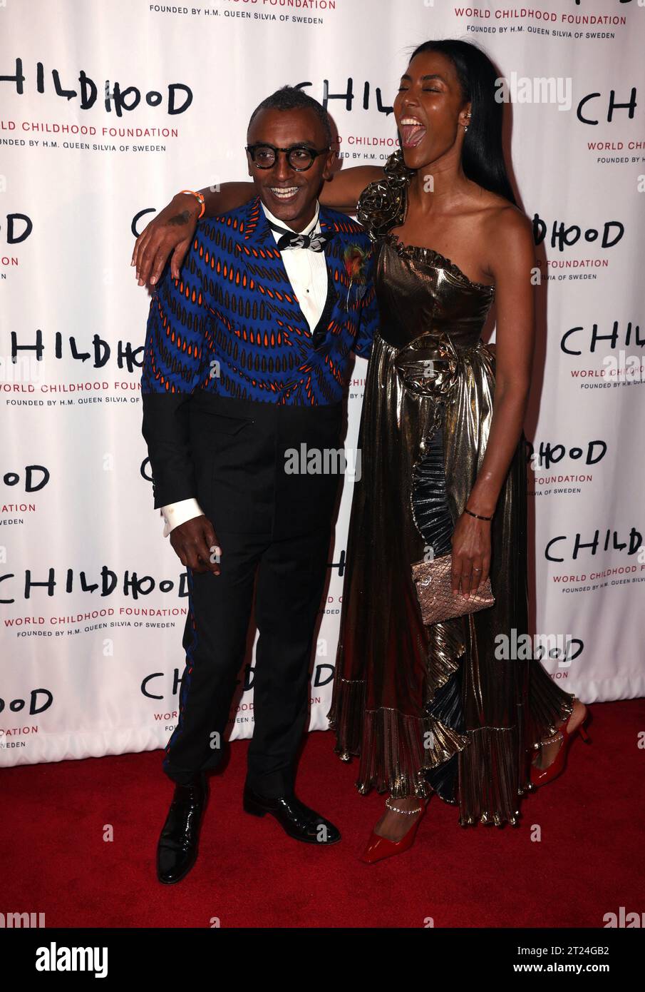 New York City, United States. 16th Oct, 2023. Marcus and Maya ...