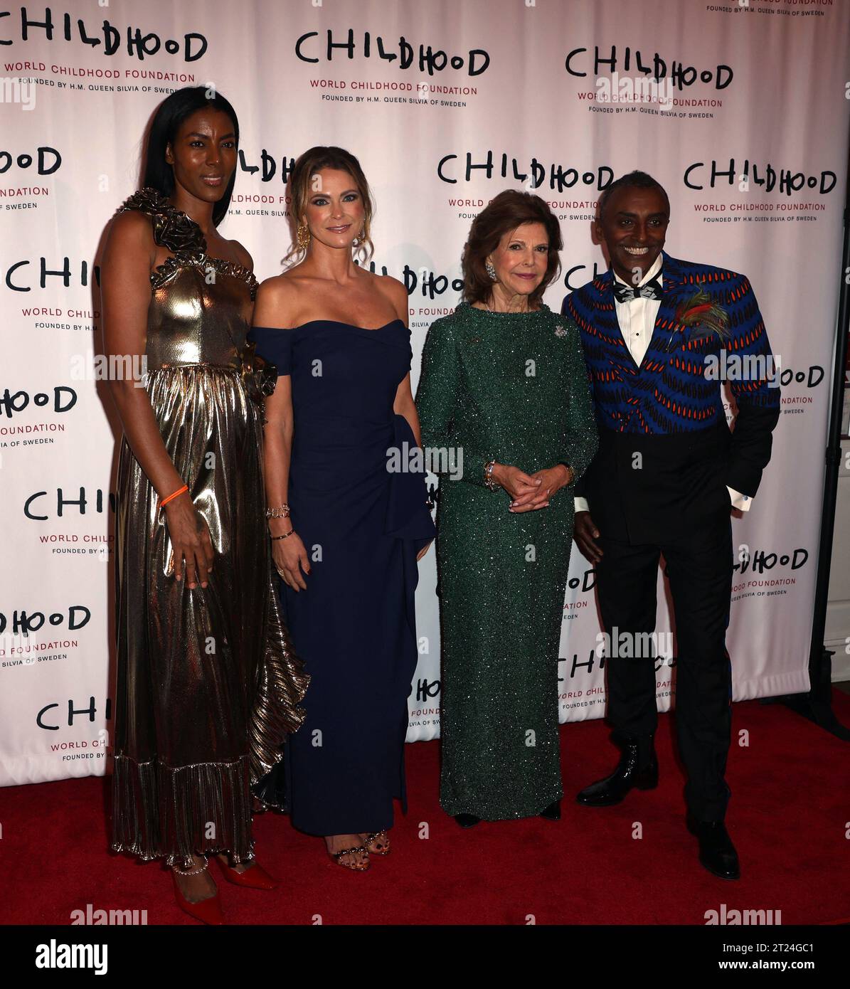 New York City, United States. 16th Oct, 2023. Queen Silvia of Sweden ...