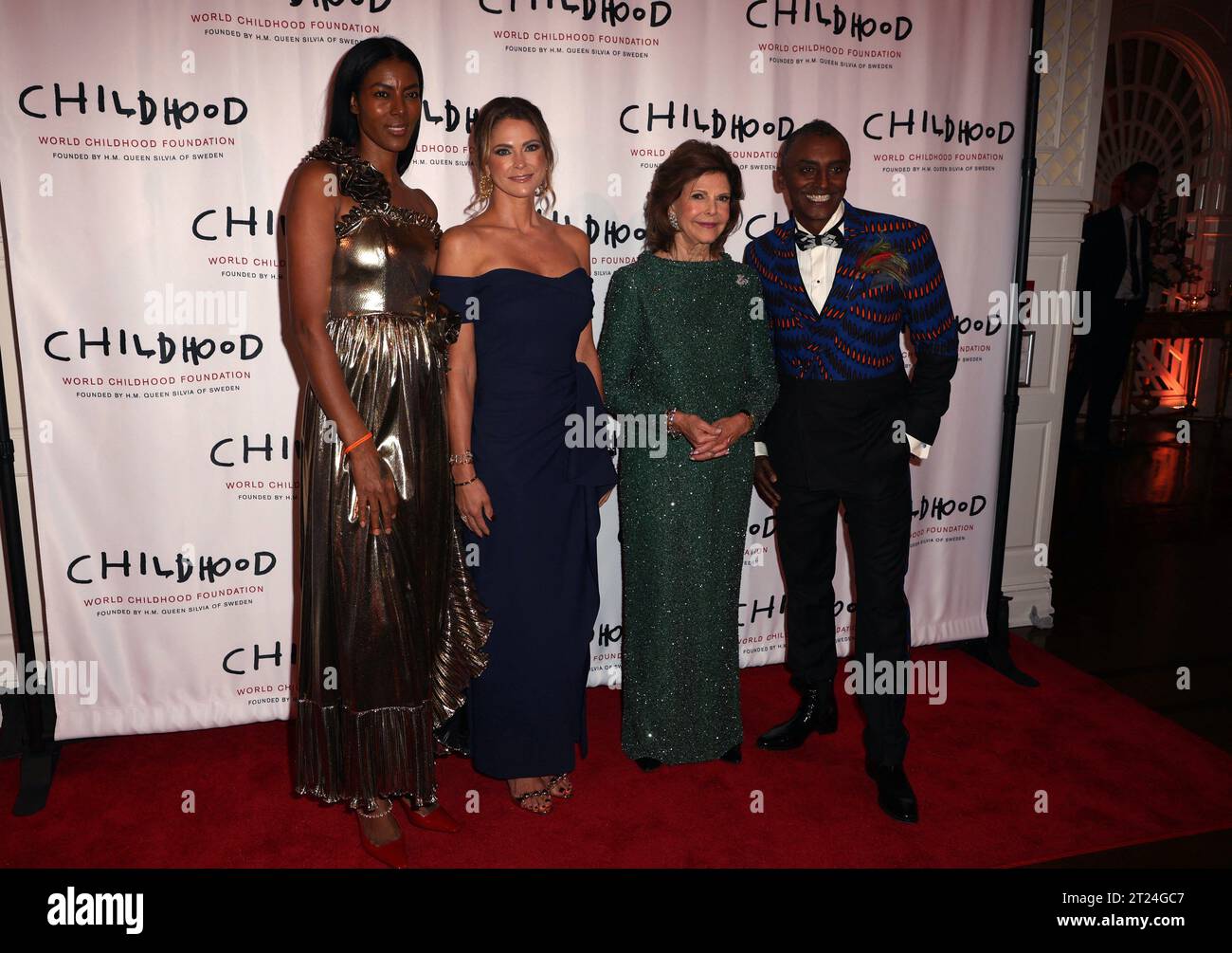 New York City, United States. 16th Oct, 2023. Queen Silvia of Sweden ...