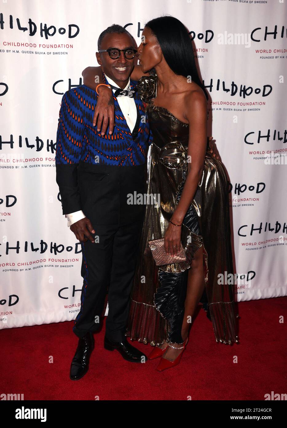 New York City, United States. 16th Oct, 2023. Marcus and Maya ...