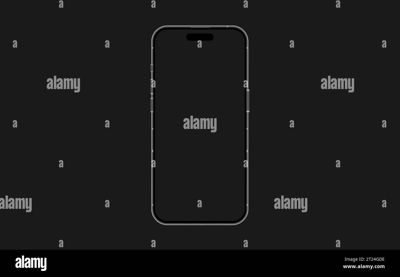Mobile phone mockup, Smartphone black template, Telephone vector mock ...