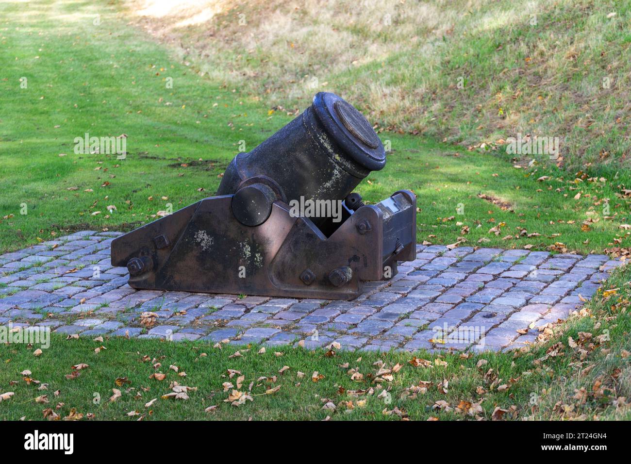 small cannon in Kastellet,,Copenhagen Stock Photo - Alamy