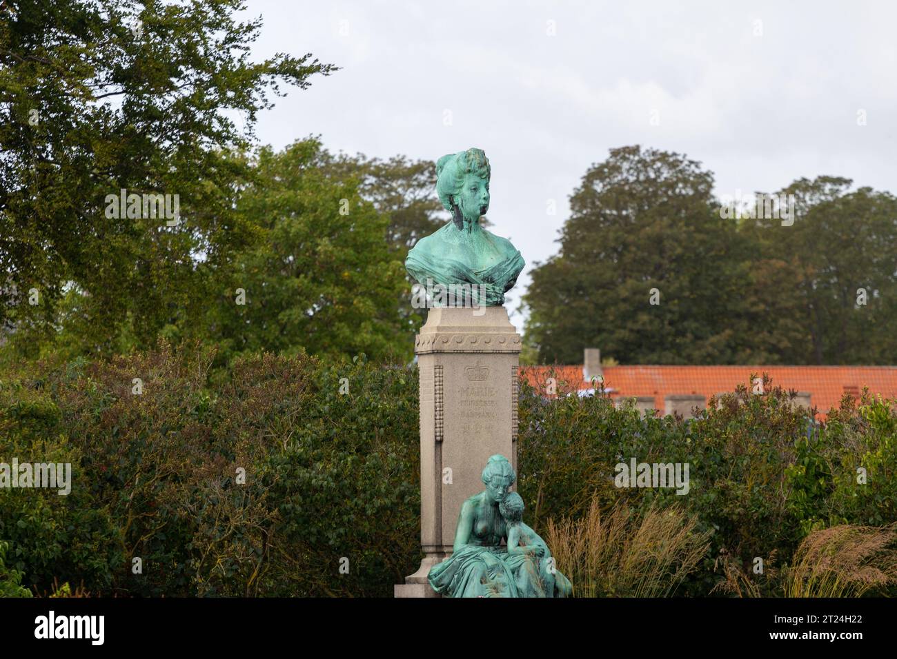 Marie Princess Of Denmark Statue Copenhagen Stock Photo - Alamy
