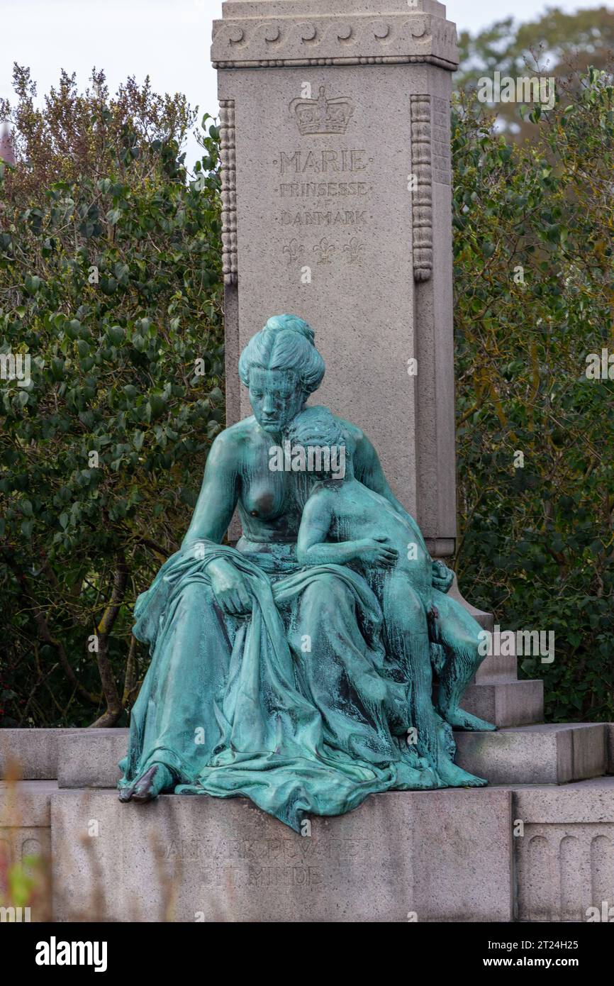 Marie Princess Of Denmark Statue Copenhagen Stock Photo - Alamy