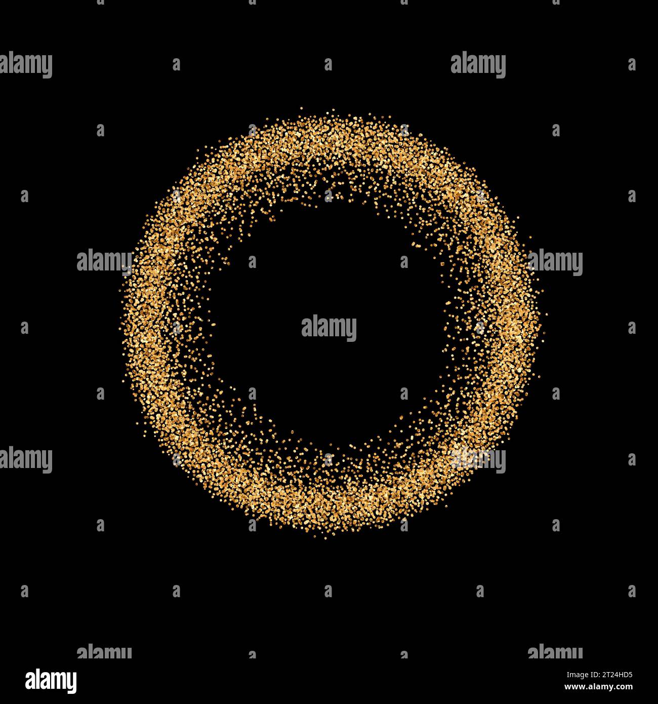 Golden round frame Stock Vector Image & Art - Alamy