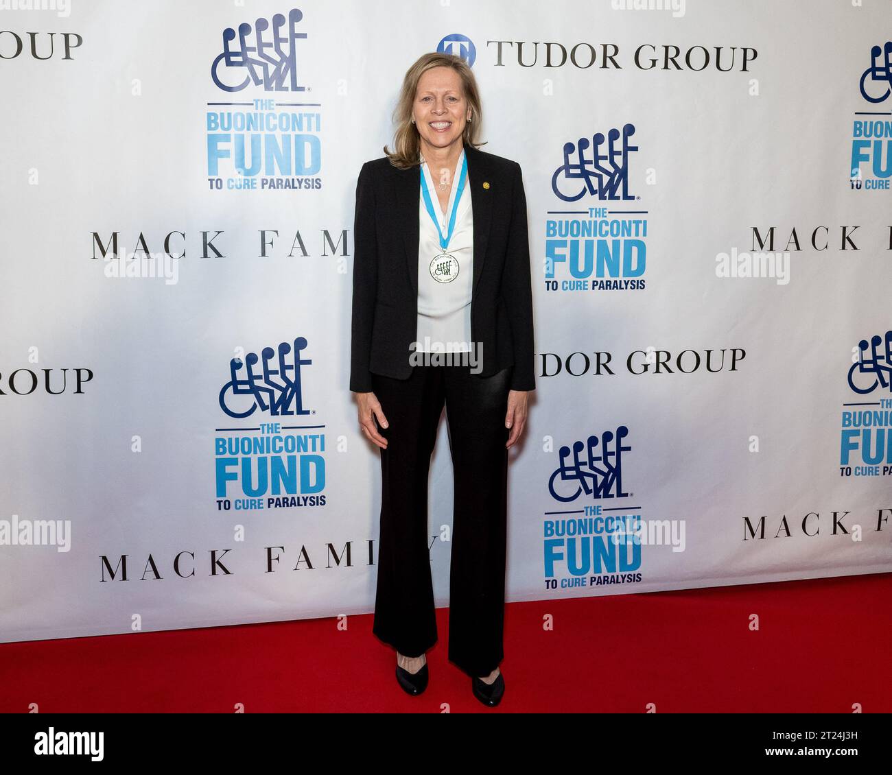 New York, USA. 16th Oct, 2023. WNBA President Val Ackerman arrives on ...