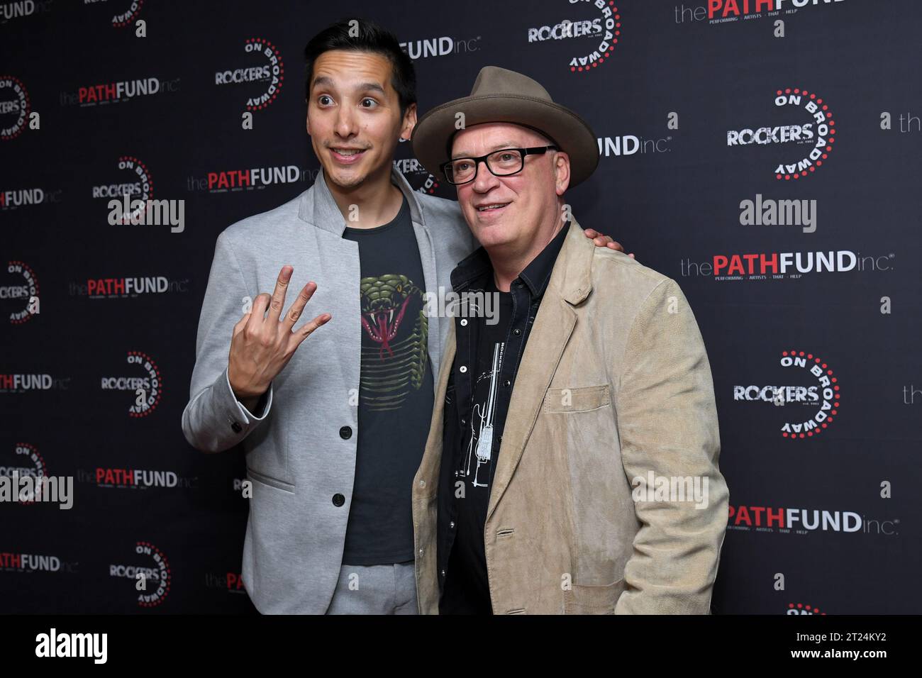 New York, USA. 16th Oct, 2023. Ryan Willard and Donnie Kehr attending ...